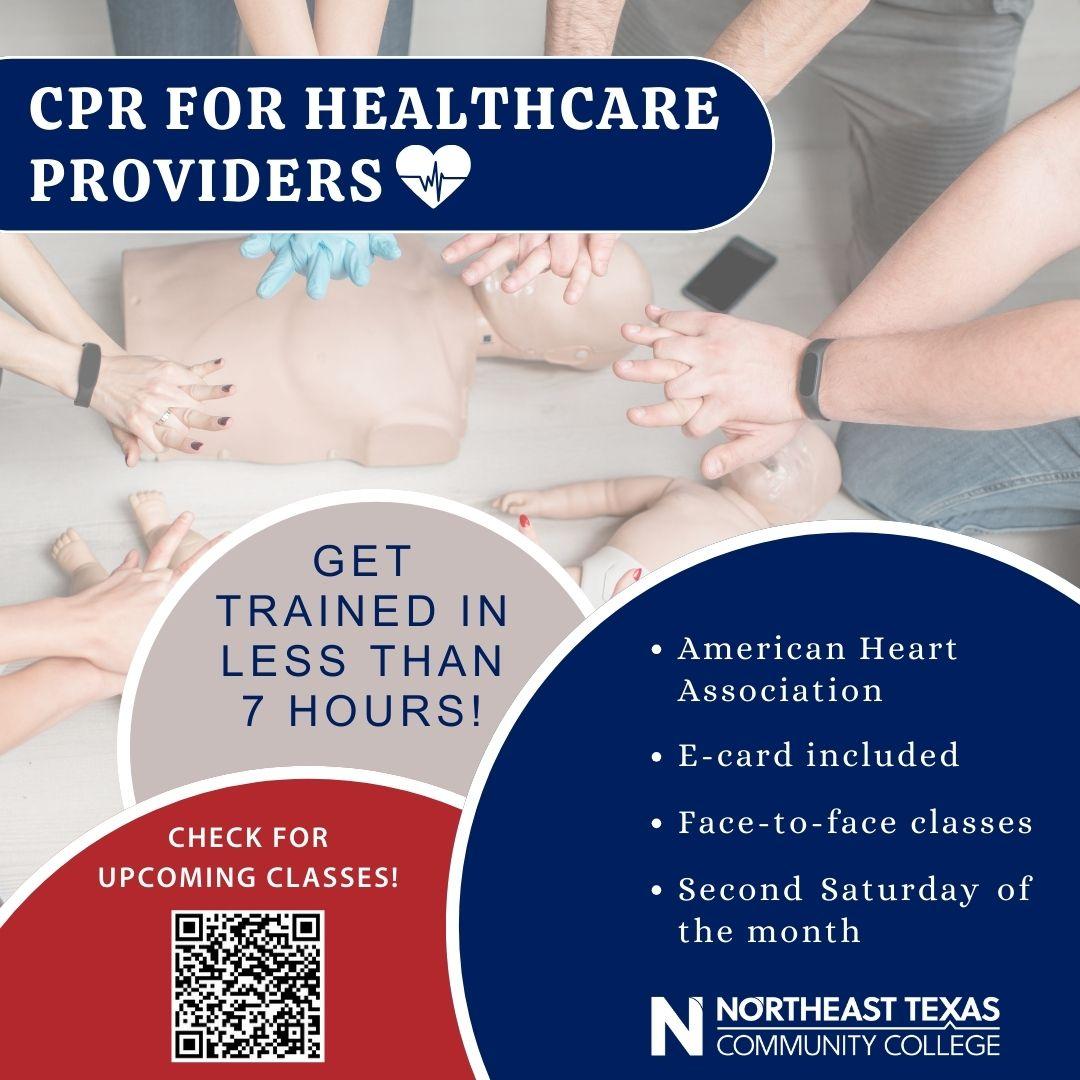 CPR for Healthcare Providers | Northeast Texas Community College