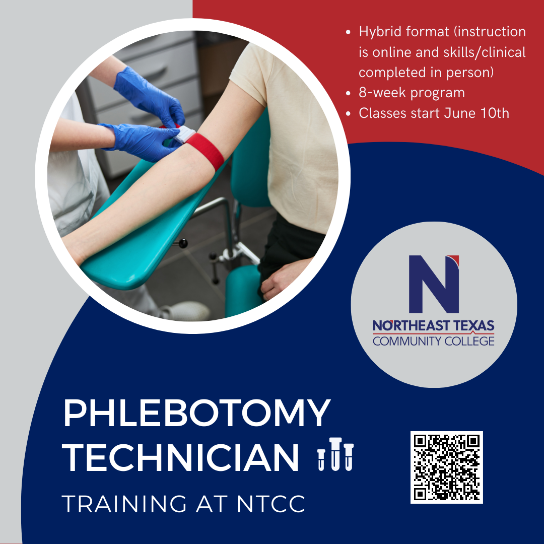 Phlebotomy Technician | Northeast Texas Community College