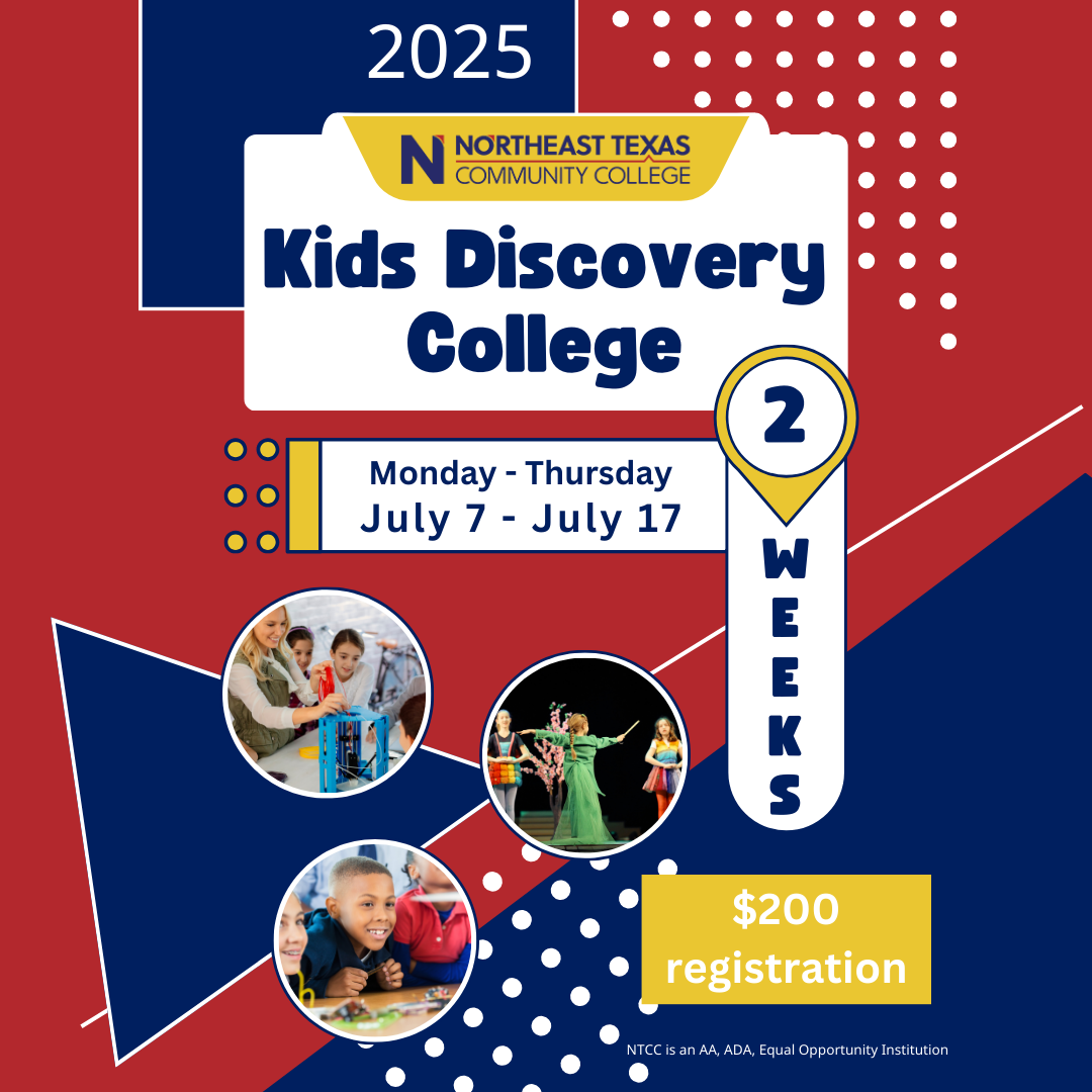 Kids Discovery College | Northeast Texas Community College