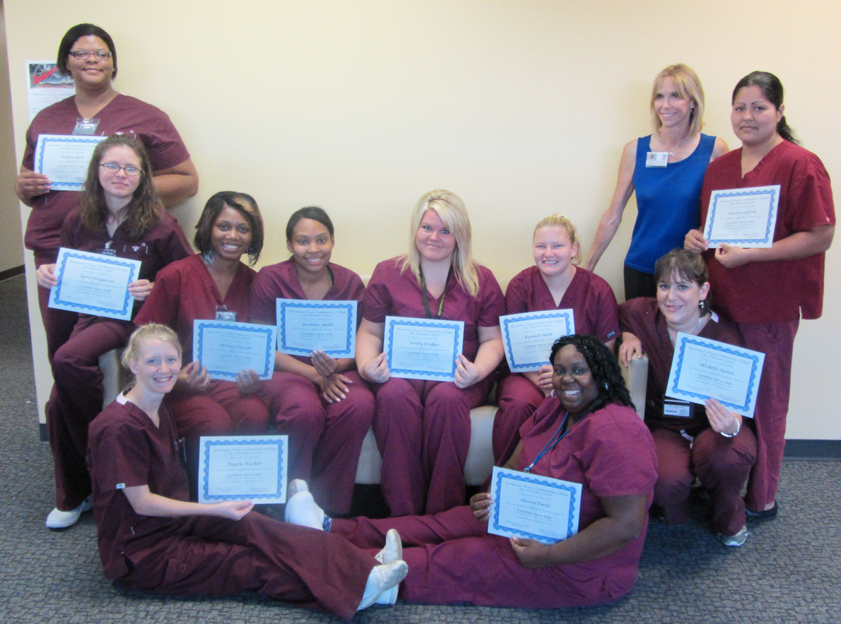 Ten students complete CNA program | Northeast Texas Community College