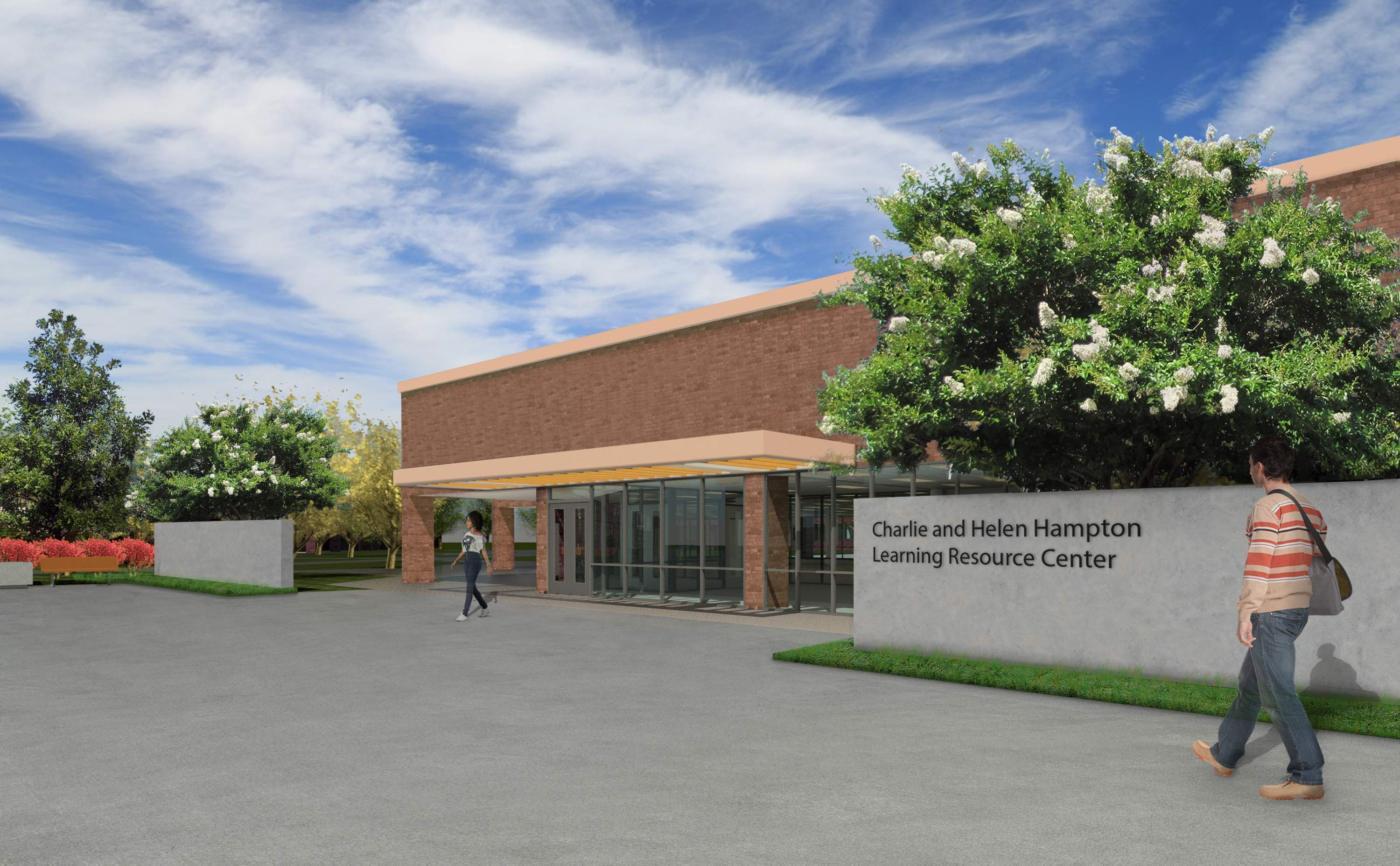 NTCC names library for Charlie and Helen Hampton | Northeast Texas ...